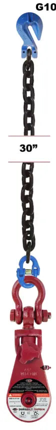 4 Ton Snatch Block w/Chain - Heavy Duty Lifting – EdgeTec - Hooks
