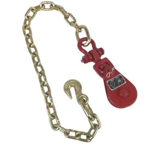2 Ton Snatch Block w/Chain - Heavy-Duty Rigging Tool – EdgeTec - Hooks